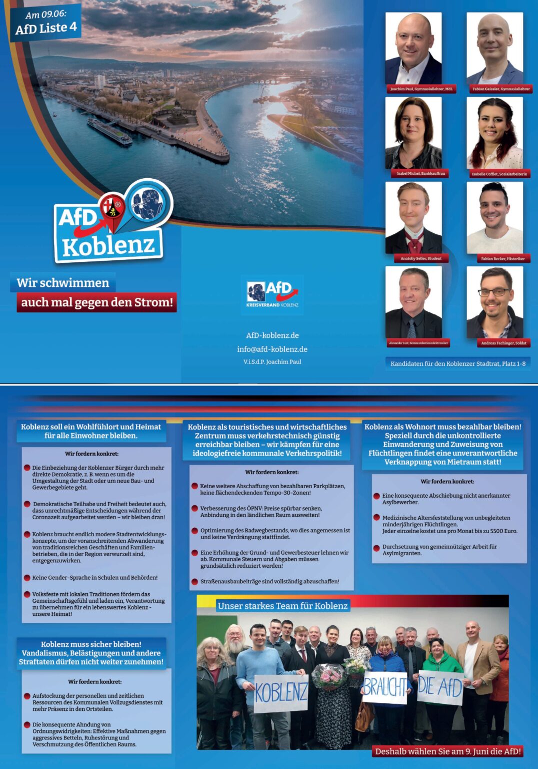 UNSER WAHLKAMPF-FLYER | AfD Fraktion Koblenz